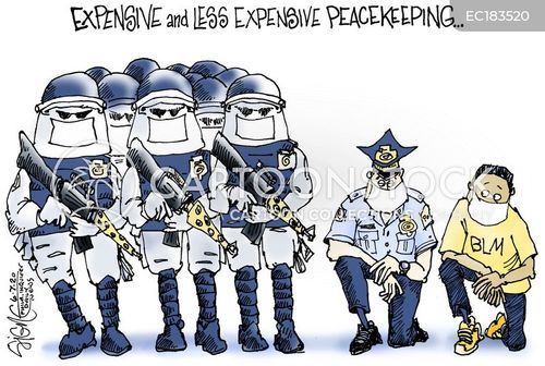 George Floyd Police Cartoons and Comics - funny pictures from CartoonStock