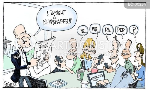 Newspaper Buyout Cartoons and Comics - funny pictures from CartoonStock