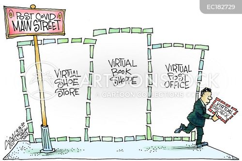 Virtual Book Signing Cartoons and Comics - funny pictures from CartoonStock