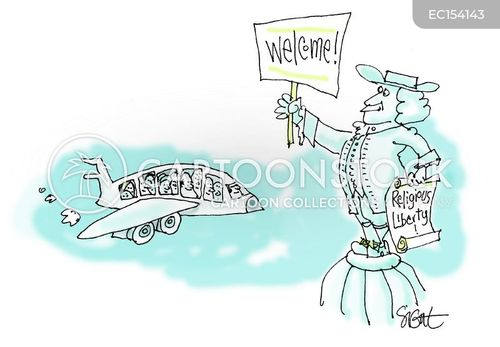 Airport Protest Cartoons and Comics - funny pictures from CartoonStock