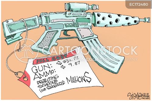 Gun Specifications Cartoons and Comics - funny pictures from CartoonStock