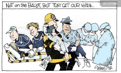 Vote Sign Cartoons and Comics - funny pictures from CartoonStock