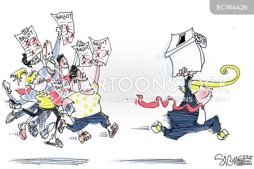 Ballot Box Integrity Cartoons and Comics - funny pictures from CartoonStock
