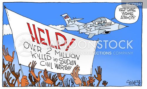 Sudanese Crisis Cartoons and Comics - funny pictures from CartoonStock
