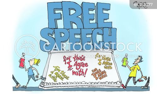 Free Speach Cartoons and Comics - funny pictures from CartoonStock