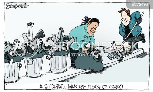Clean Sign Cartoons and Comics - funny pictures from CartoonStock