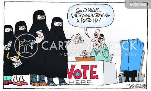 Voter Booth Cartoons and Comics - funny pictures from CartoonStock