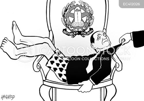 Berlusconi On Trial Cartoons and Comics - funny pictures from CartoonStock