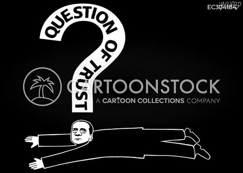 Crisis De Confianza Cartoons and Comics - funny pictures from CartoonStock