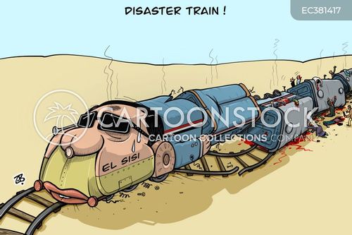 Train Derailment Cartoons and Comics - funny pictures from CartoonStock