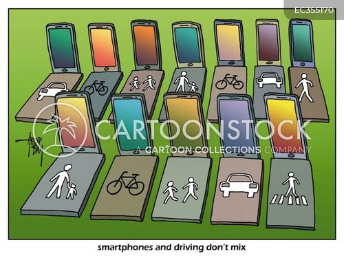 Cell Phone Use Cartoons and Comics - funny pictures from CartoonStock