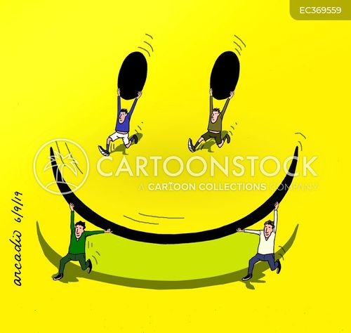 Smiling Face Cartoons and Comics - funny pictures from CartoonStock