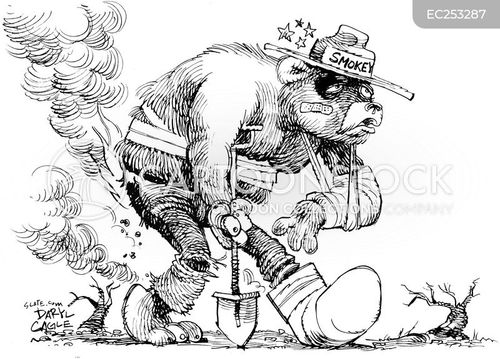 Smokey Bear Cartoons and Comics - funny pictures from CartoonStock