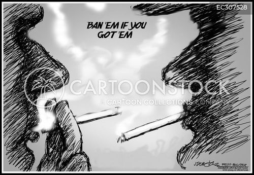 Outdoor Smoking Cartoons and Comics - funny pictures from CartoonStock