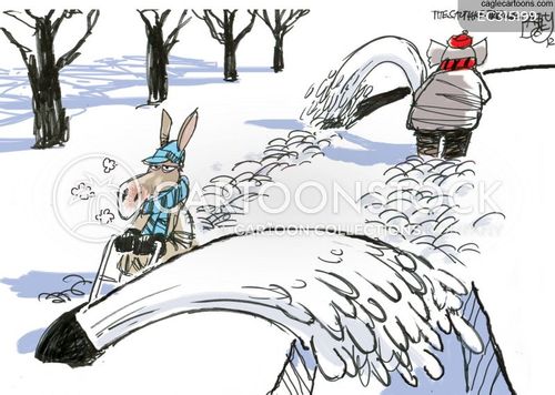 Snow-covered Careers Cartoons and Comics - funny pictures from CartoonStock