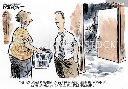 Whistleblower Targets Cartoons and Comics - funny pictures from ...