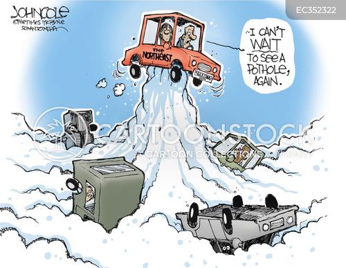 Snowstorm Cartoons and Comics - funny pictures from CartoonStock
