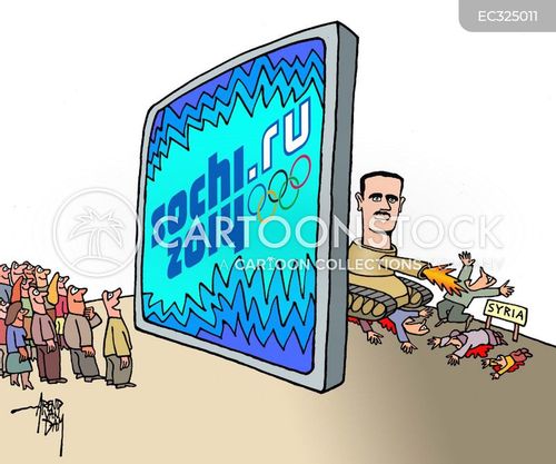 Syrian Sports Cartoons and Comics - funny pictures from CartoonStock