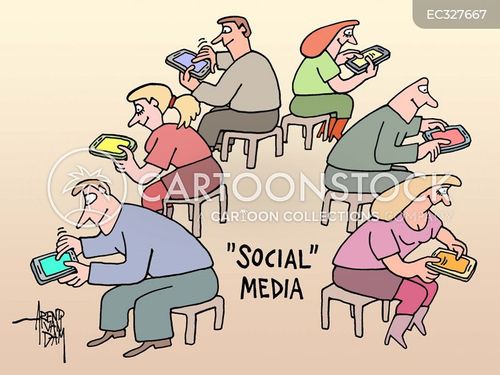 Social Media Cartoons and Comics - funny pictures from CartoonStock