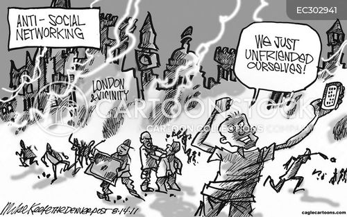 Social Media Friends Cartoons and Comics - funny pictures from CartoonStock
