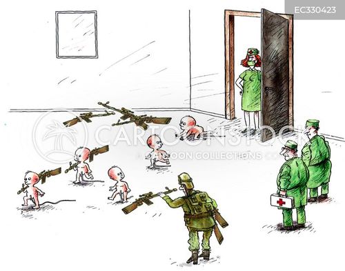 Children Of War Cartoons and Comics - funny pictures from CartoonStock