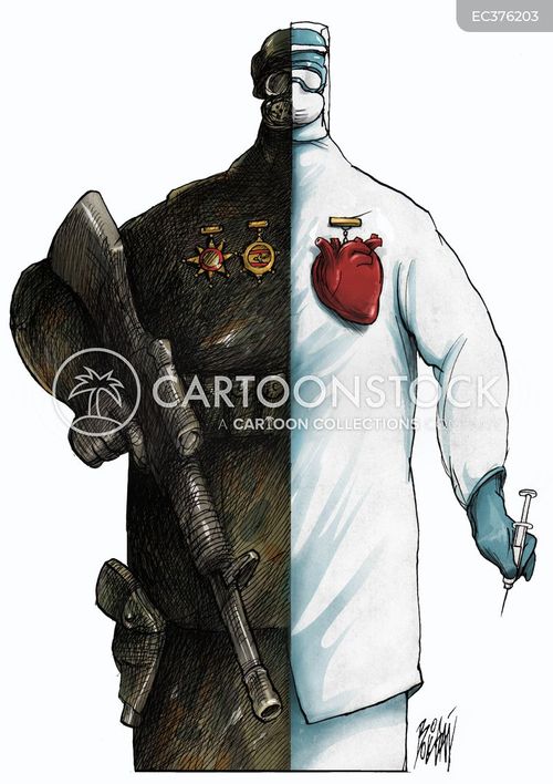 Soldier Health Cartoons and Comics - funny pictures from CartoonStock