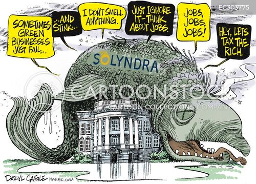 Solyndra Cartoons and Comics - funny pictures from CartoonStock