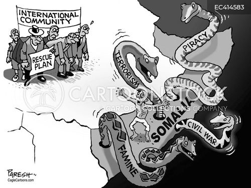 Somalia Government Cartoons and Comics - funny pictures from CartoonStock