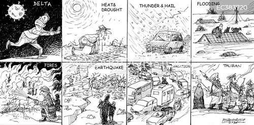 Climate Catastrophe Cartoons and Comics - funny pictures from CartoonStock