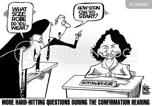 Court Confirmation Cartoons and Comics - funny pictures from CartoonStock