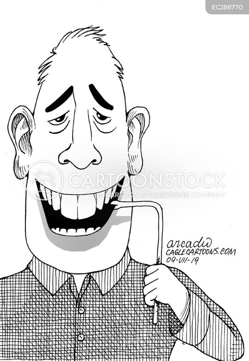 Large Teeth Cartoons and Comics - funny pictures from CartoonStock