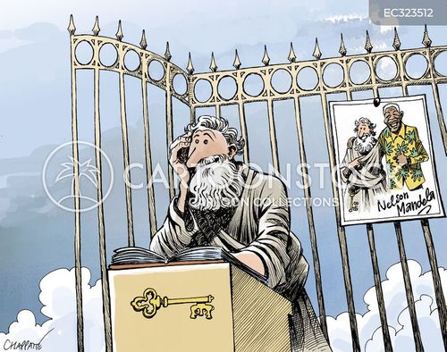Mandela Death Cartoons and Comics - funny pictures from CartoonStock