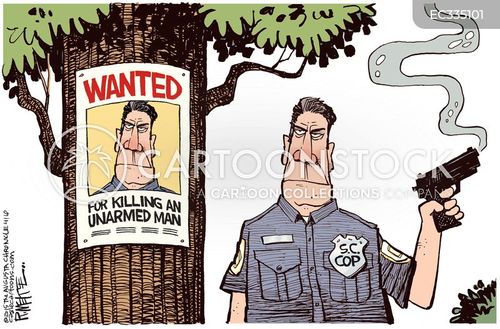 Cop Killers Cartoons and Comics - funny pictures from CartoonStock