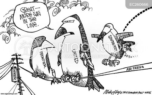 Frontier Airlines Cartoons and Comics - funny pictures from CartoonStock
