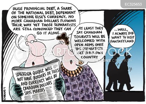 Sovereign Quebec Cartoons and Comics - funny pictures from CartoonStock