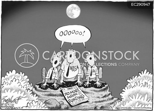 Moon Program Cut Cartoons and Comics - funny pictures from CartoonStock
