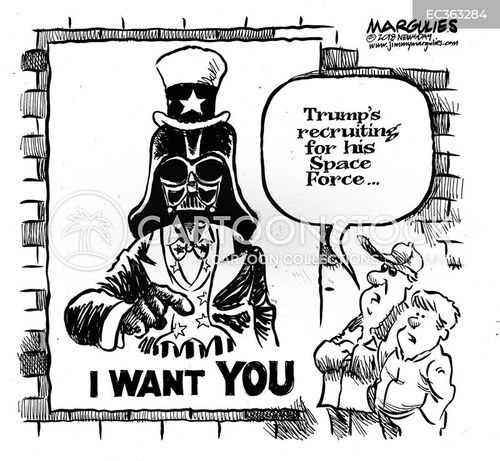 Space Force Cartoons and Comics - funny pictures from CartoonStock
