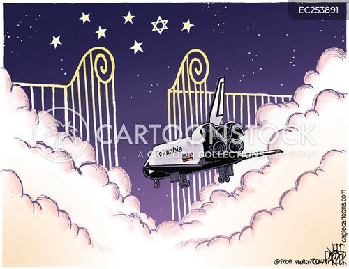 Columbia Spacecraft Cartoons and Comics - funny pictures from CartoonStock