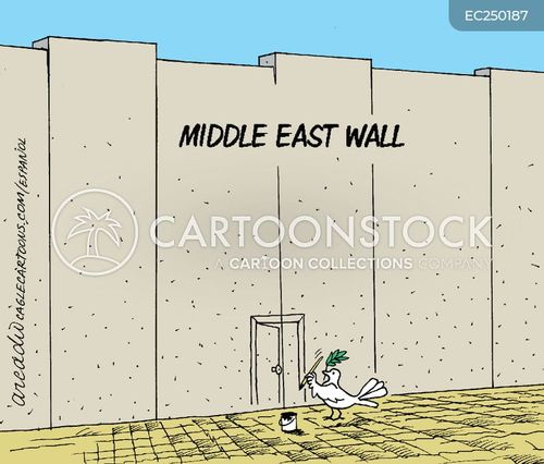 Peace Wall Cartoons and Comics - funny pictures from CartoonStock