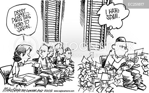 Papers Everywhere Cartoon
