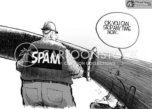 Spam Filter Cartoons and Comics - funny pictures from CartoonStock