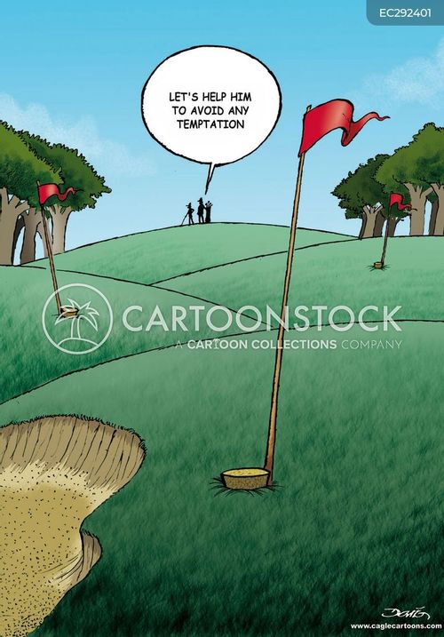 Golfing Comeback Cartoons and Comics - funny pictures from CartoonStock