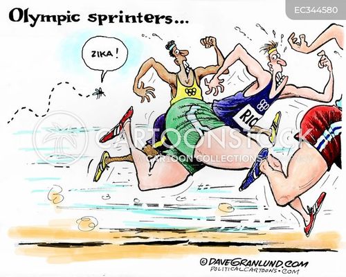 Olympic Sprinter Cartoons and Comics - funny pictures from CartoonStock