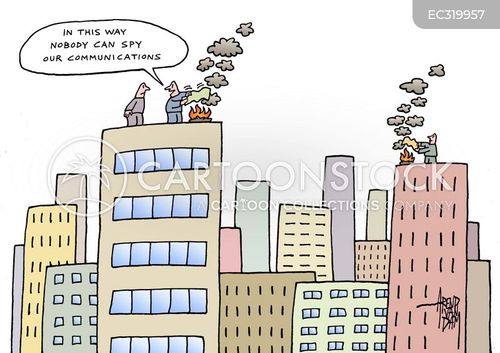 Secure Communication Cartoons and Comics - funny pictures from CartoonStock