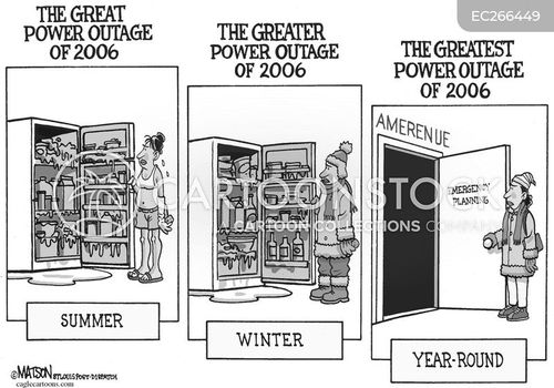 Power Outage Cartoons and Comics - funny pictures from CartoonStock