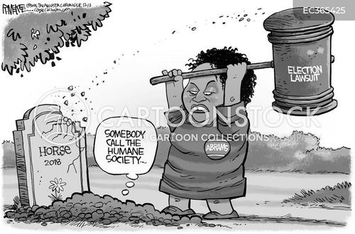 Stacey Abrams Cartoons and Comics - funny pictures from CartoonStock