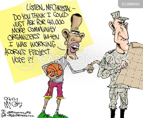 Troop Increase Cartoons and Comics - funny pictures from CartoonStock