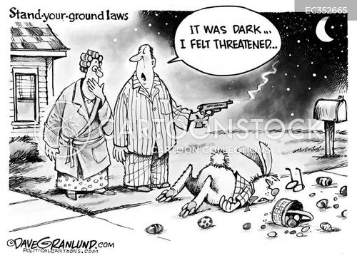 Lethal Force Cartoons and Comics - funny pictures from CartoonStock