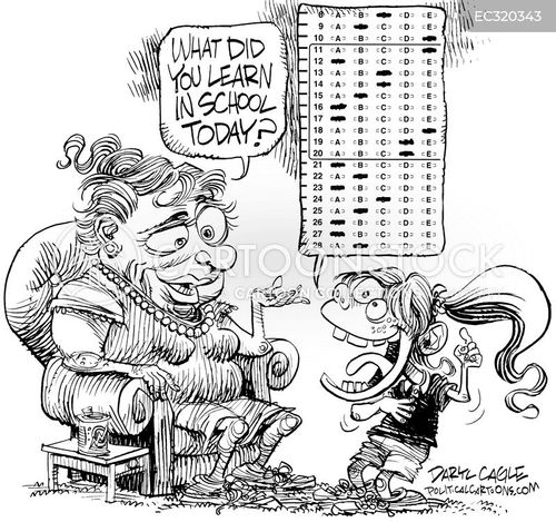 Standarized Test Cartoons and Comics - funny pictures from CartoonStock