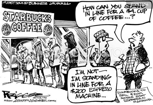 Starbucksisation Cartoons and Comics - funny pictures from CartoonStock